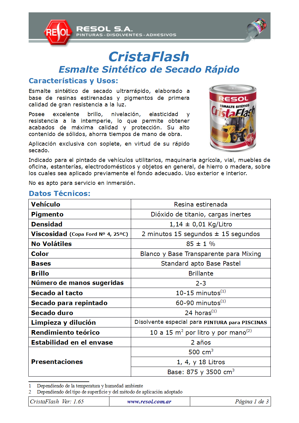 Inicio · RESOL Fichas